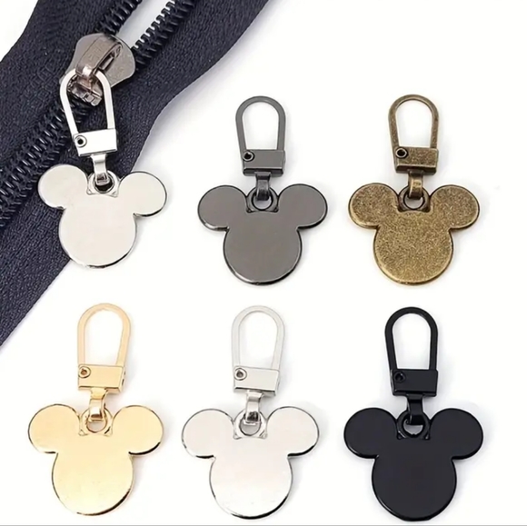 Accessories | Nwt 5pc Mickey Ears Zipper Pulls Replacement | Poshmark